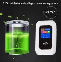 China High Speed Portable 4G Modem With Sim Crad WiFi Router 300M With 2100mAH Battery Power Bank Wireless Router for sale