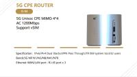 China 5G Dual Bands Wifi 6 NA/ SNA 5G Smart Wifi Router With Sim Card Slot Indoor High Speed Cpe for sale