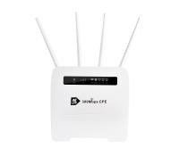 China Unlock 300Mbps Cat 6 CPE 4G LTE Modem CPE Wifi Router Wireless LTE 4G WiFi Router With 4000mah Battery for sale