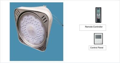 China 100W LED Light Fixture Hoist 25m Remote Control AC Motor 100-240V for sale