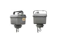 China Heavy Duty High Bay LED Light Lifter 15m 25m Remote Control 35W AC Motor for sale
