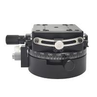 China 2 Dimensional Combined Radian Manual Tilt Stage 360 Degree Rotary for sale