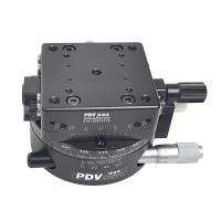 China 2 Dimensional Combined Radian Manual Tilt Stage 360 Degree Rotary for sale