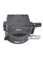 China 2 Dimensional Combined Radian Manual Tilt Stage 360 Degree Rotary for sale