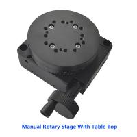 China 360 Manual Rotation Stage Quick Adjustment Hollow Countertop Can Be Added for sale