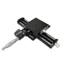 China Differential Head Large Lead Manual Stage Long Stroke Two Axis Slide for sale