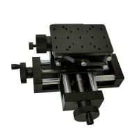 China Xyz Three Axis Displacement Manual Lab Jack Linear Stage With Handwheel for sale