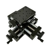 China Xyz Three Axis Displacement Manual Lab Jack Linear Stage With Handwheel for sale