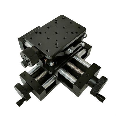 China Xyz Three Axis Displacement Manual Lab Jack Linear Stage With Handwheel for sale
