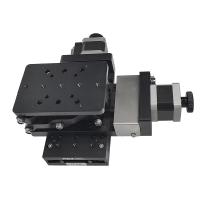 China Two Dimensional Combined Stage Motorized Lab Jack For Ultra Thin Linear Stage for sale