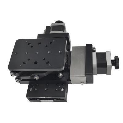 China Two Dimensional Combined Stage Motorized Lab Jack For Ultra Thin Linear Stage for sale