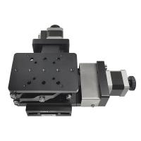 China Two Dimensional Combined Stage Motorized Lab Jack For Ultra Thin Linear Stage for sale
