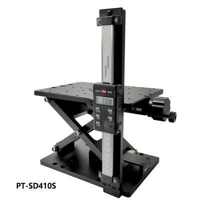 China Z Axis Lifting Table Manual Slide Stage Large Load Hand Operated for sale