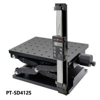 China Large Stroke Optical Experiment Precision Manual Lifting Stage With Digital Calipers for sale