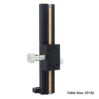 China Long Stroke Manual Z Axis Stage Dovetail Groove Optical Fine Adjustment Moving for sale