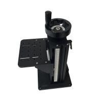 China Optical Z Axis Large Travel Moving Stages Manual Column T Screw Hand Lifting Platform for sale