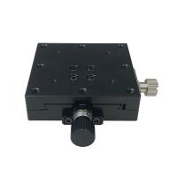 China Precision Fine Adjustment Manual Linear Stage Screw Drive Left Hand Locking for sale