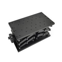 China Large Stroke Manual Lab Jack High Bearing Capacity Grinding Screw Drive for sale