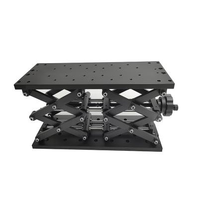 China Z Axis Manual Lifting Stage 240mm Large Travel High Low Adjustment Platform for sale
