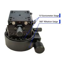 China Adjustment Manual Goniometer Stage 360 Degree Rotation Platform Combined Mobile for sale