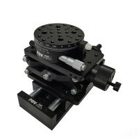 China Fine Adjustment Stages Manual Xyz Three Axis Translation Lift Rotation Displacement for sale