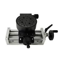 China Aluminum Alloy Precision Manual Rotation Stage Xzθ Multidimensional Platform Worm Gear for sale