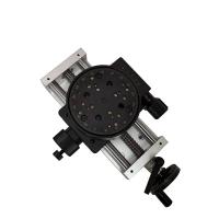 China Aluminum Alloy Precision Manual Rotation Stage Xzθ Multidimensional Platform Worm Gear for sale