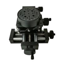 China Xyzθ Four Dimensional Xy Stage Manual Combination Linear Rotation Platform for sale