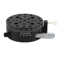 China Lightweight Manual Rotation Stage Precision Angle Adjustment 360° Coarse Adjustment for sale