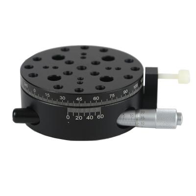 China Lightweight Manual Rotation Stage Precision Angle Adjustment 360° Coarse Adjustment for sale