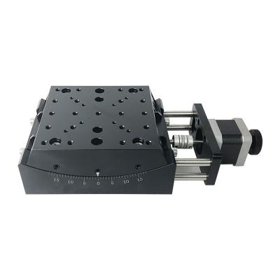 China Large Bearing Motorized Goniometer Stages ± 10 Degree Adjustment High Precision for sale