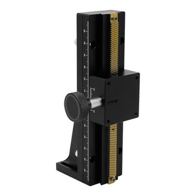 China Long Stroke Manual Lab Jack Dovetail Slot Fine Adjustment Z Axis Sliding Table for sale