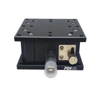 China Precision Manual Lab Jack 10mm Trave Z Axis Optical Moving Stage for sale