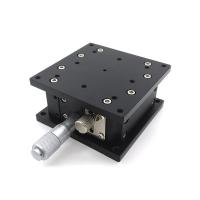China Double Guide Rails Precision Manual Z Axis Stage Lifting Platform Moving for sale