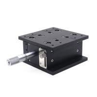 China Double Guide Rails Precision Manual Z Axis Stage Lifting Platform Moving for sale