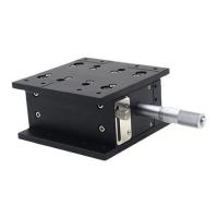 China Double Guide Rails Precision Manual Z Axis Stage Lifting Platform Moving for sale