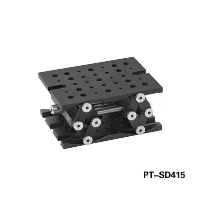 China Z Axis Shear Manual Lab Jack Optical Experiment Fine Tuning Lift Slide Stage for sale