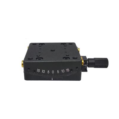 China Radian Angle ± 15°  Manual Tilt Stage Experimental Fine Tuning for sale