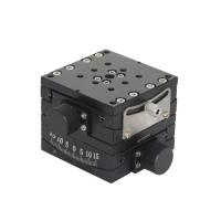 China Light Load One Dimensional Stages Manual Arc Swing 15 Degree Adjustment for sale