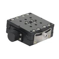 China 10 Degree Adjustment High Resolution Manual Goniometer Stage Worm Gear And Drive for sale