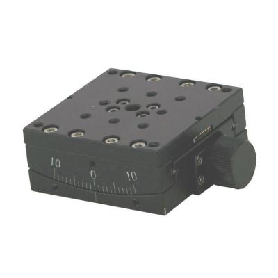 China 12 Degree Adjustment Manual Goniometer Stage Light Load Dovetail Arc Rail for sale