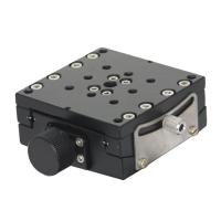 China 15 Degrees Adjustment Manual Microscope Stage Arc Swing Platform Worm Gear And Worm Drive for sale