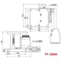 China Z Axis Precision Motorized Lab Jack Optical Fine Adjustment Displacement Stage for sale
