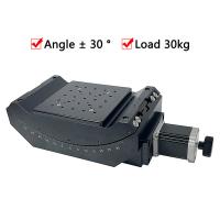 China Precision Motorized Goniometer Stage Optical Radian Tilt Slide Platform for sale