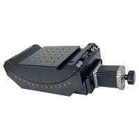 China Precision Motorized Goniometer Stage Optical Radian Tilt Slide Platform for sale