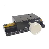 China X Axis 80mm Manual Linear Stage Dovetail Guide Rail Optical Sliding Platform for sale