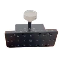 China X Axis 80mm Manual Linear Stage Dovetail Guide Rail Optical Sliding Platform for sale