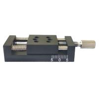 China Compact Precise Manual Linear Stage X Axis Micro Slide Platform Travel 10mm for sale