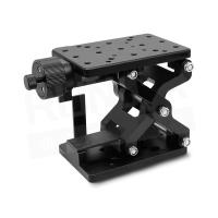 China Z Axis Manual Lifting Platform High Precision Fine Tuning Shear Type Large Stroke for sale