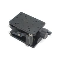 China Z Axis Manual Lifting Platform High Precision Fine Tuning Shear Type Large Stroke for sale